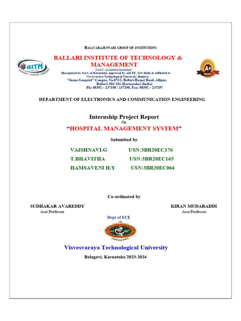 Final Report (Internship) | PDF | Databases | Software Development Process
