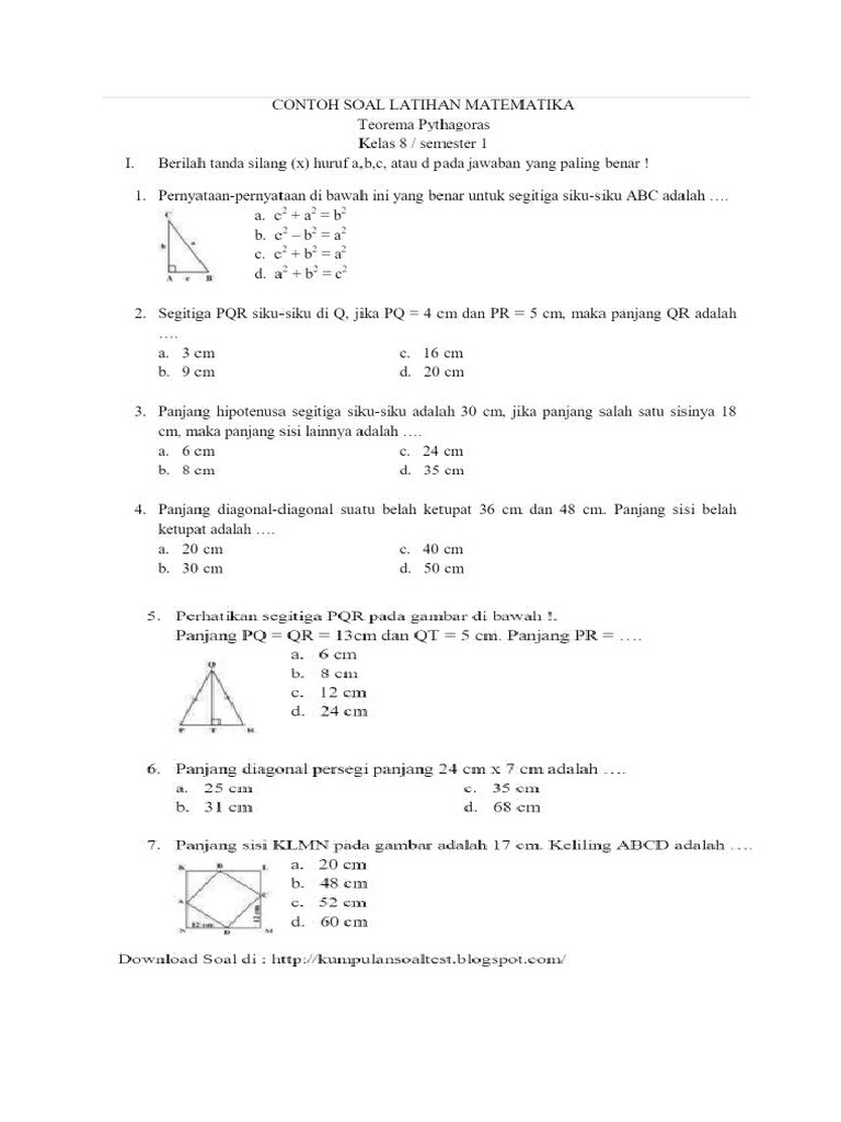 Teorema Phytagoras | PDF