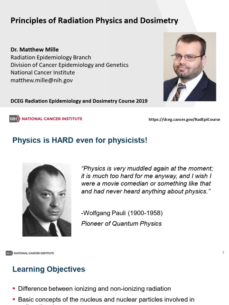 Principles Radiation Physics Dosimetry | PDF | Radioactive Decay | Electron