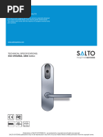 Datasheet Salto XS4 Original Plus Wide ANSI Ax6xx ENG 05 24 | PDF