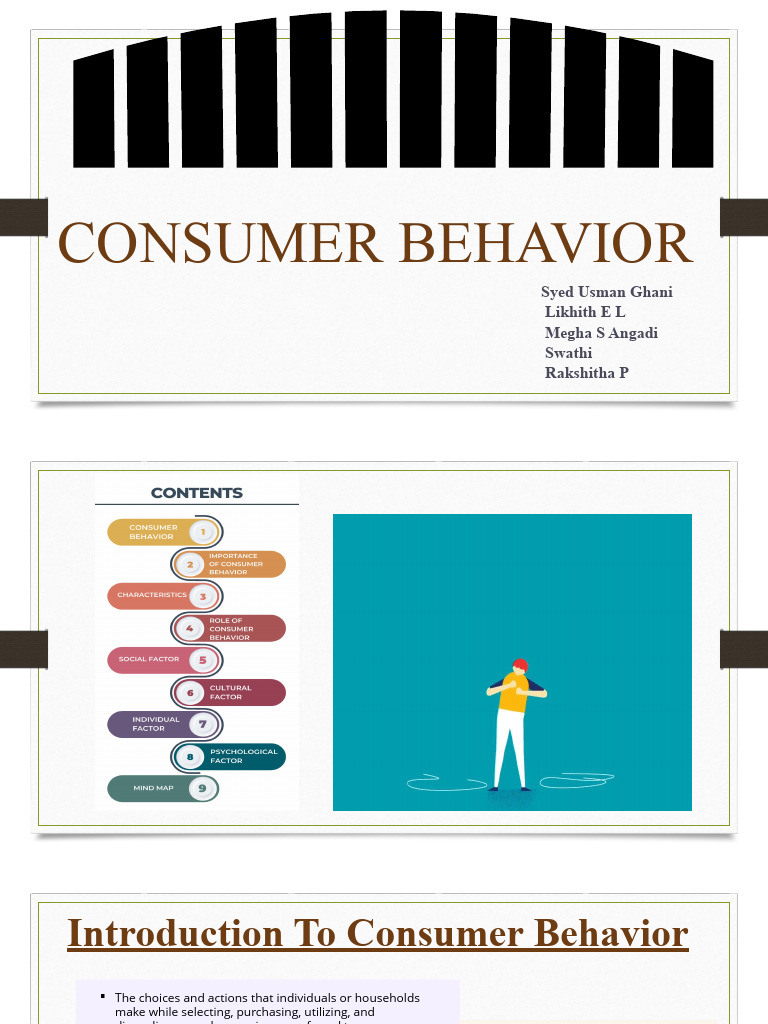 Consumer Behaviour 1 | PDF | Consumer Behaviour | Behavior