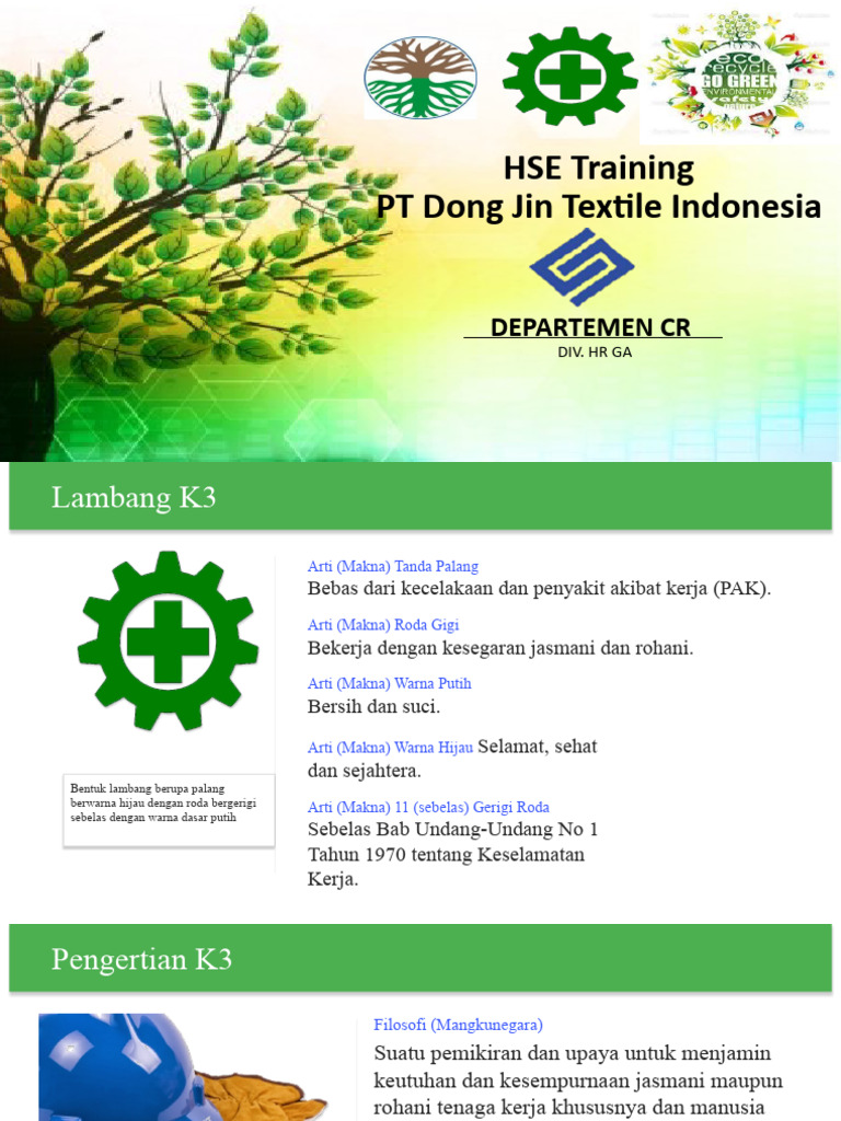 Training HSE - Safety Induction | PDF