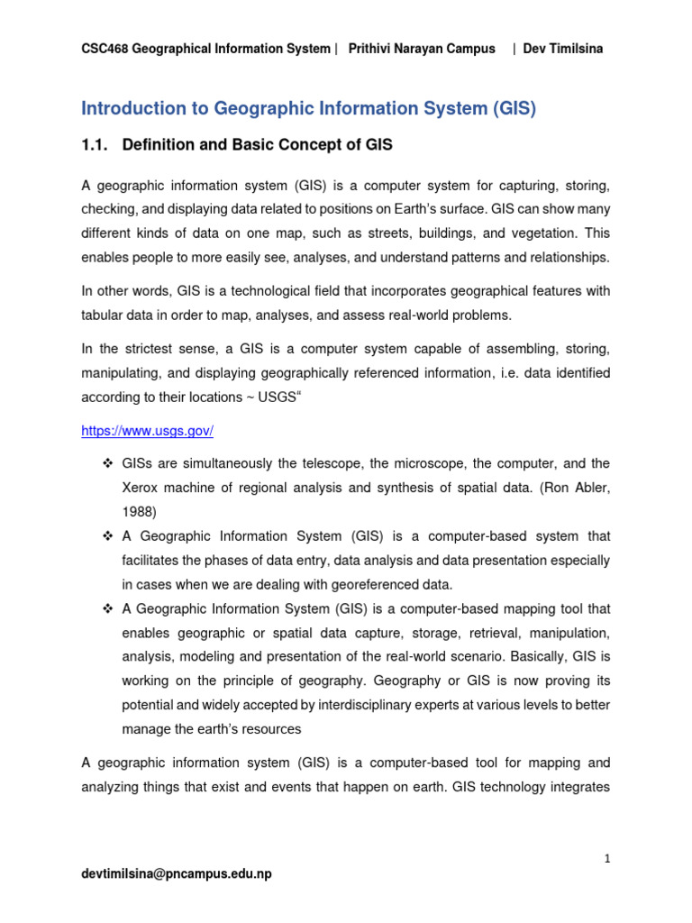 Unite 1 | PDF | Geographic Information System | Databases