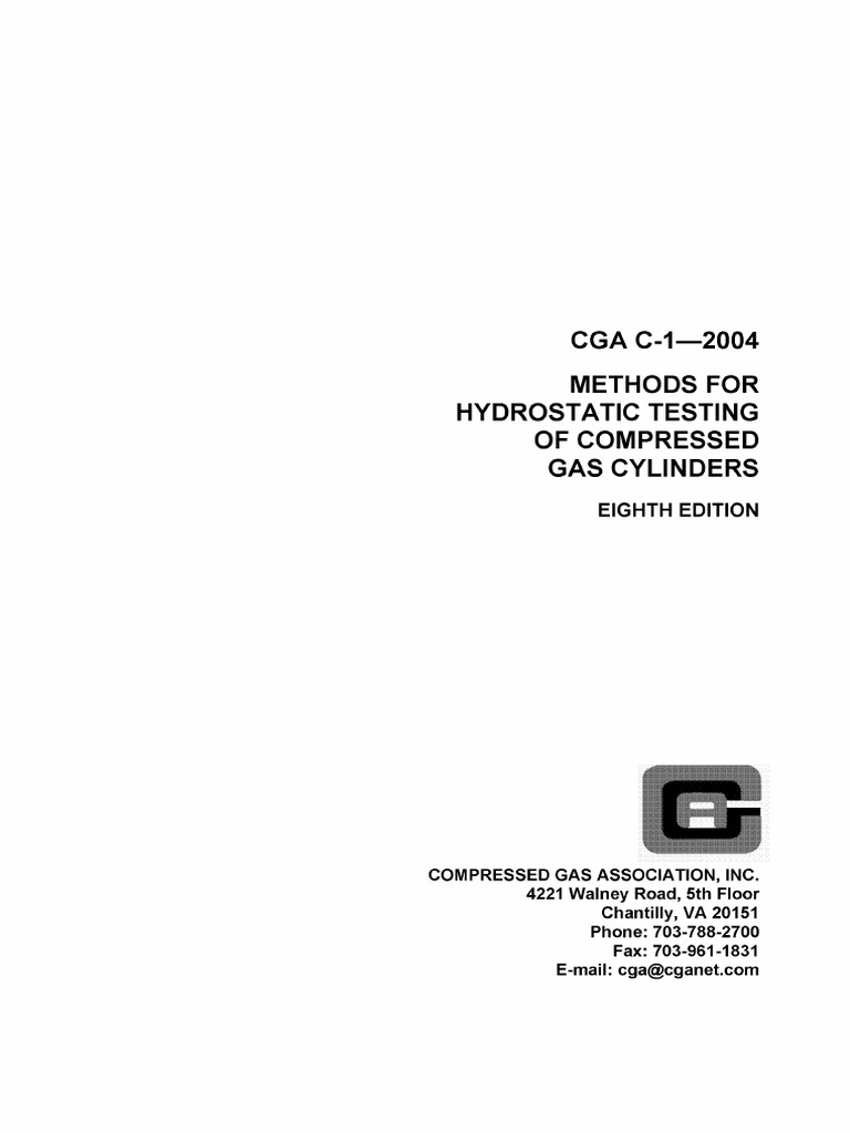 TD-052 C1 - Methods For Hydrostatic Te2 (2004) | PDF