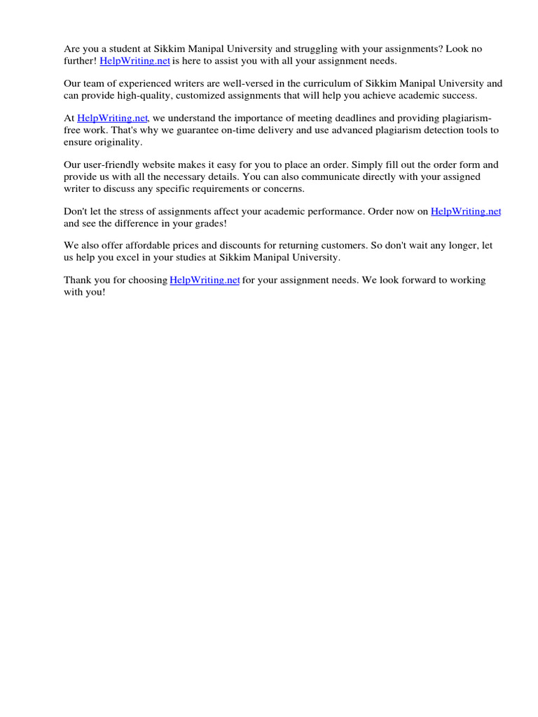 Sikkim Manipal Assignment Help | PDF | Sales | Pricing