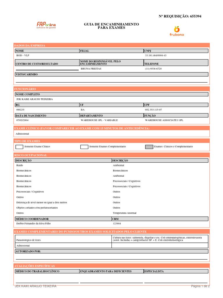 Guia de Exames | PDF | Medicina Clínica | Remédio