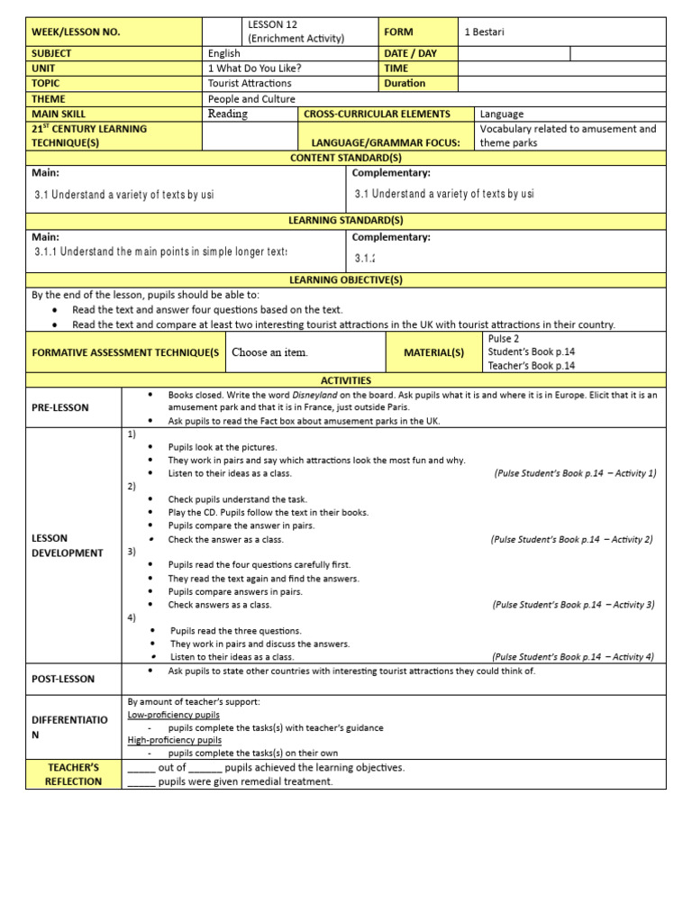 Lesson 12 | Download Free PDF | Learning | Education Theory