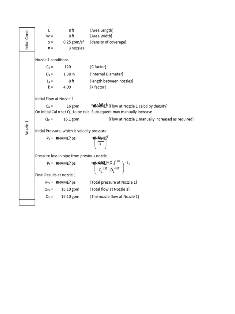 Velocity Pressure Calcs | PDF | Nozzle | Continuum Mechanics