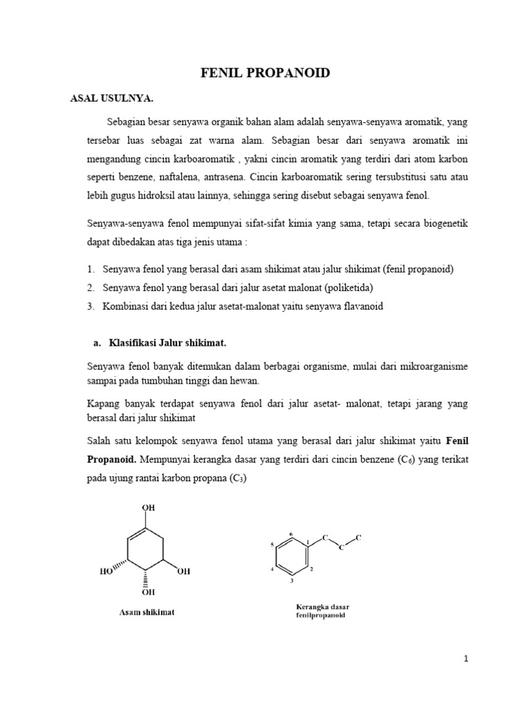 6 Fenil Propanoid | PDF