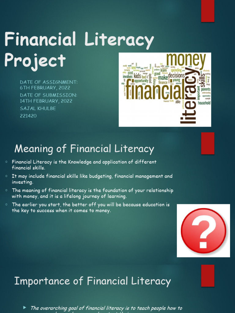 Understanding Financial Literacy Essentials | PDF | Financial Literacy | Budget