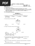 Class 9 Maths Half Yearly Exam Paper Set 2-1 | PDF | Axiom | Angle