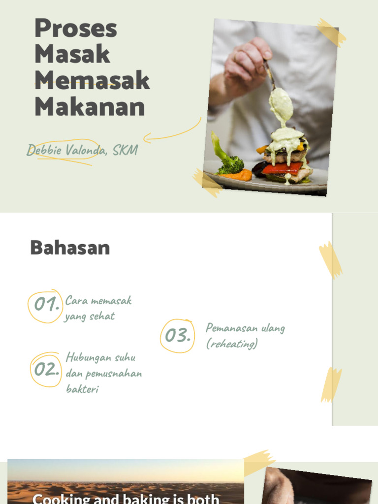 Proses Masak Memasak | PDF | Memasak, Makanan, & Anggur