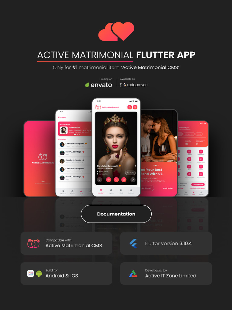 Active Matrimonial Flutter App Documentation | PDF | Ios | Android ... Active Matrimonial Flutter App Documentation | PDF | Ios | Android ...