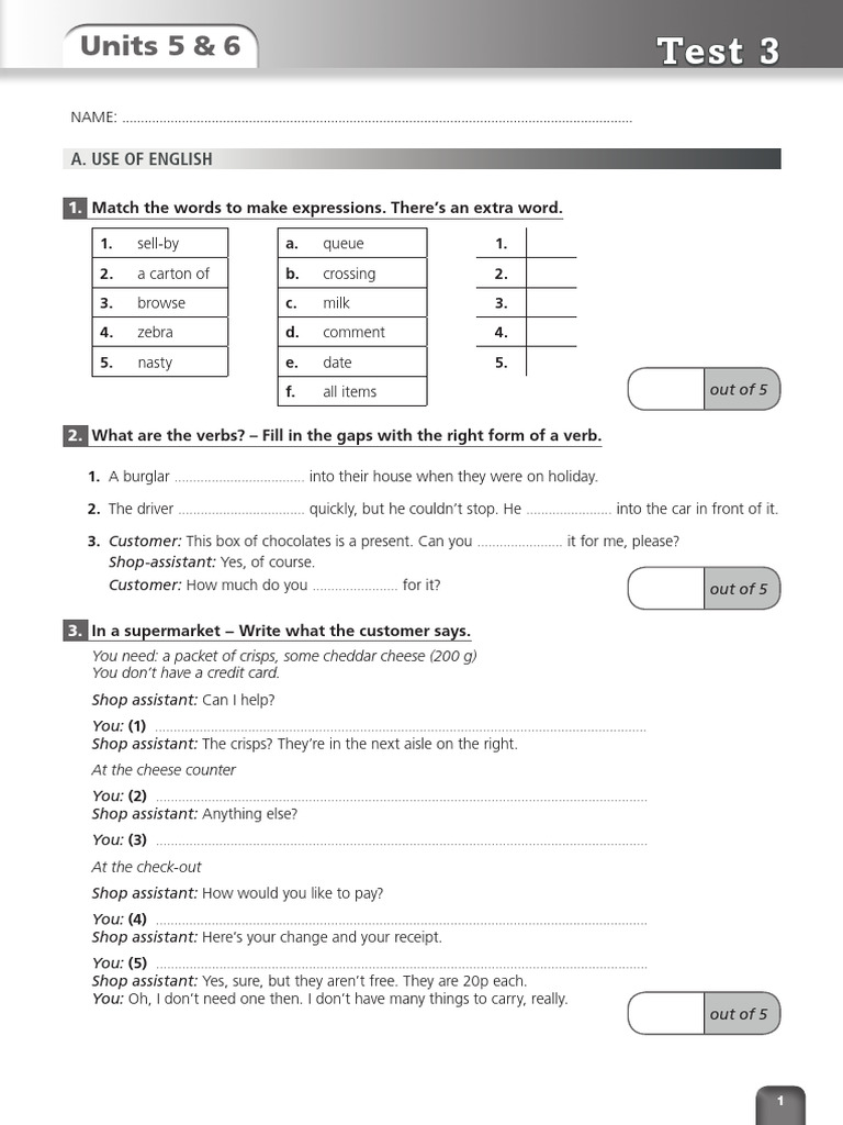 Bloggers 2 - Test 3 - U 5-6 | PDF | E Bay