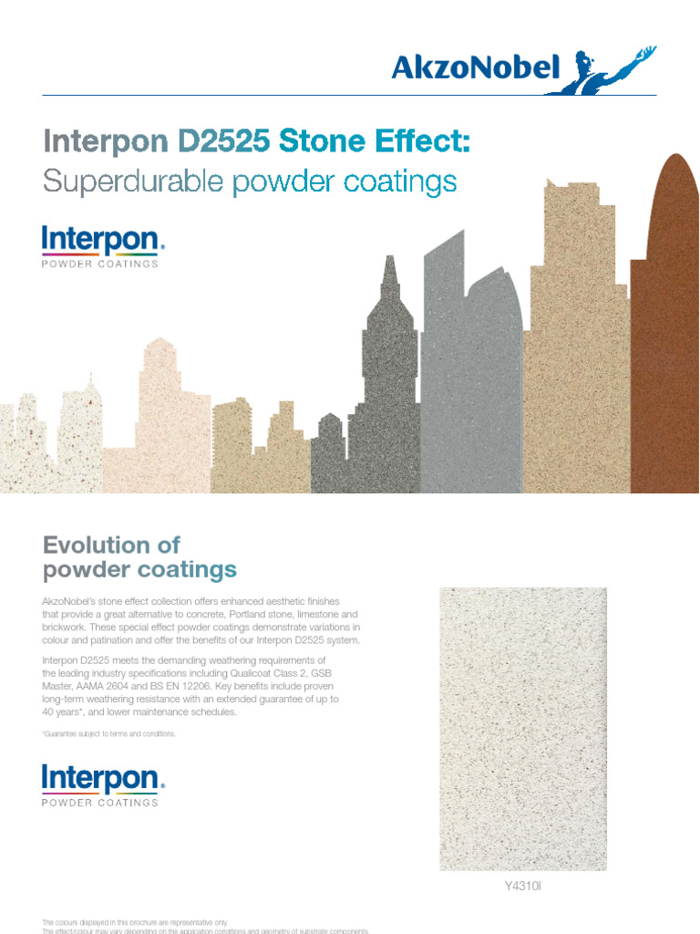 Interpon D2525 Stone Effect - Colour Card | PDF | Coating