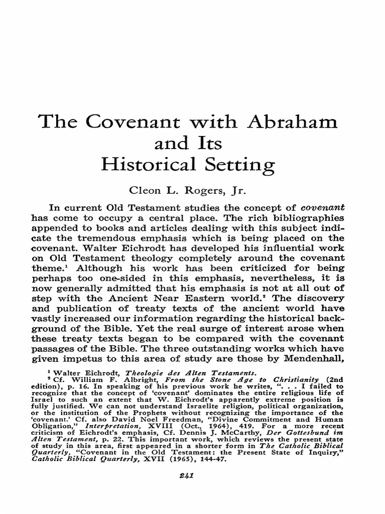 Biblical Covenants Explored | PDF | Covenant (Biblical) | Book Of Genesis