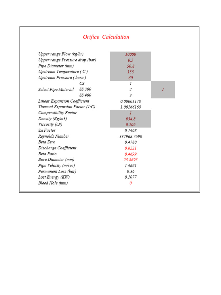 Orifice | PDF | Process Engineering | Mechanical Engineering