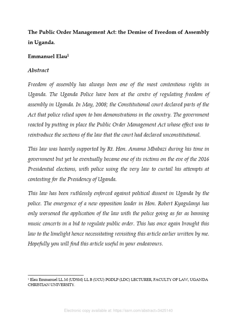 POMA | PDF | Human Rights | European Convention On Human Rights