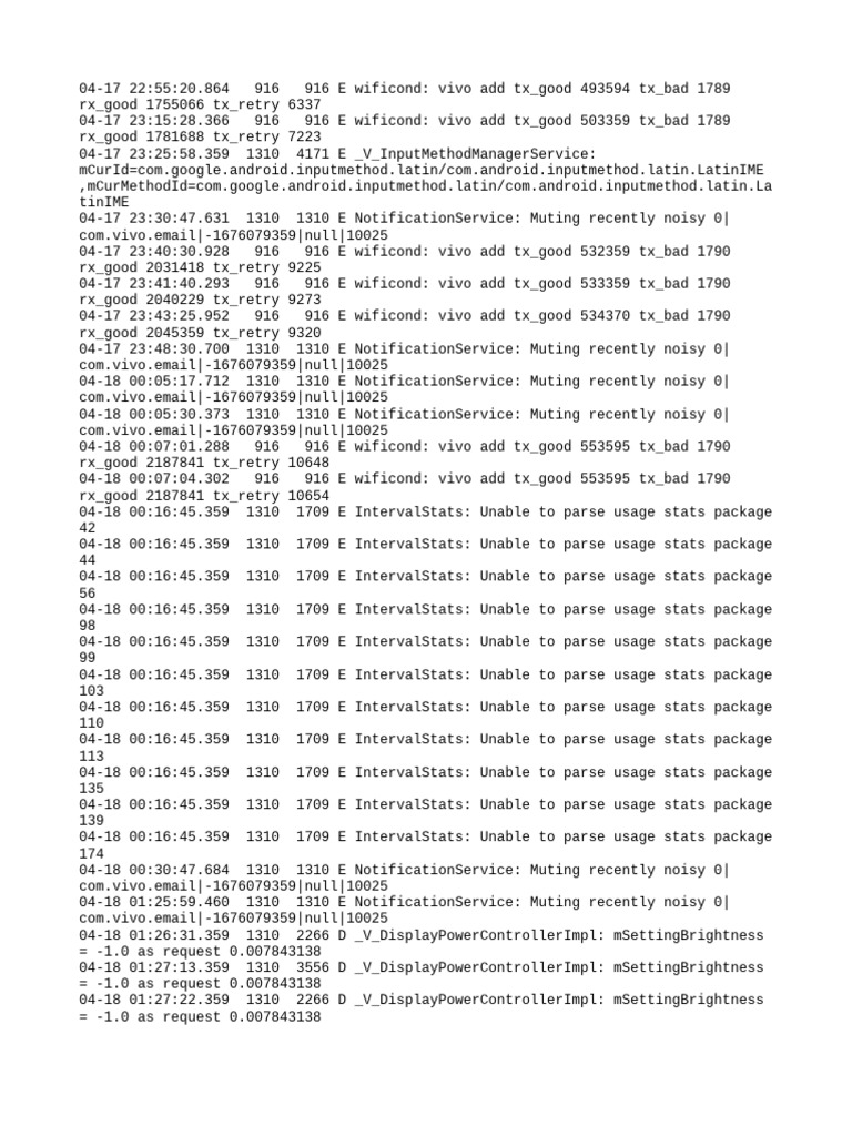 log | PDF | Information Technology | Mobile Computers