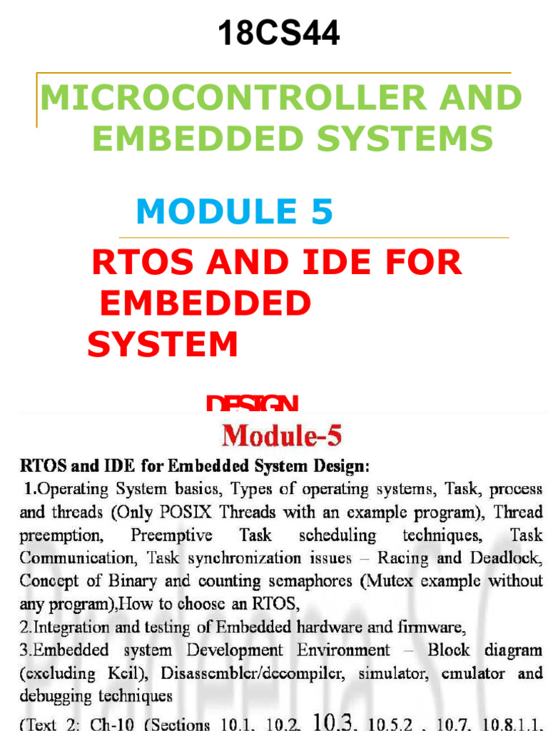 21CS43 MES Module5 | PDF | Thread (Computing) | Process (Computing)