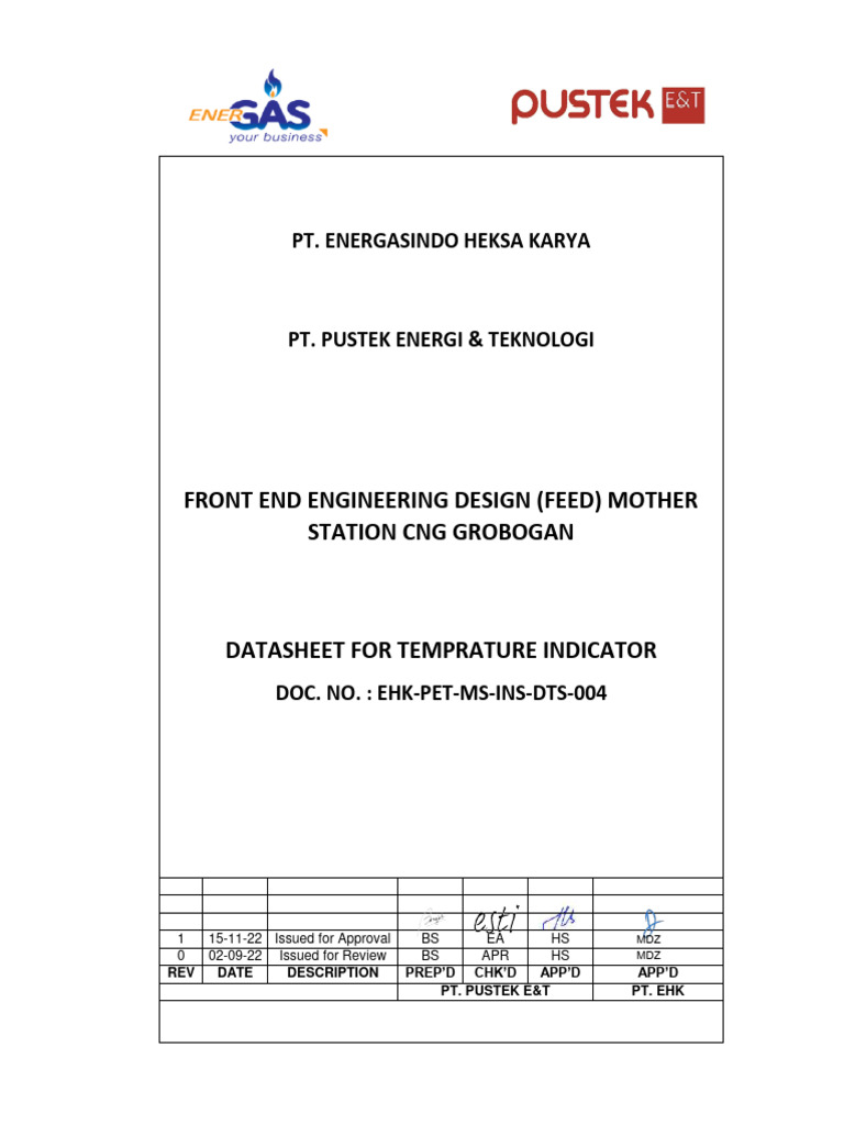 EHK-PET-MS-INS-DTS-004 Data Sheet For Temperature Indicator Rev. 1-IFA - OK | Download Free PDF ...