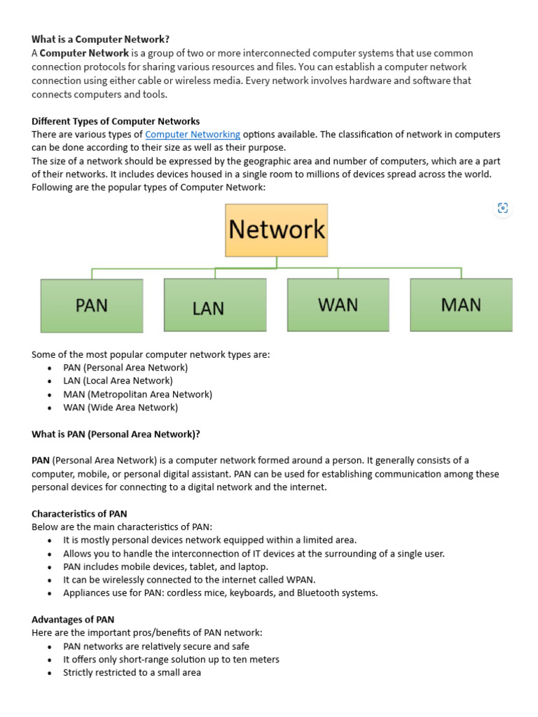Week 2 - What Is A Computer Network - 012314 | Download Free PDF | Computer Network | Local Area ...