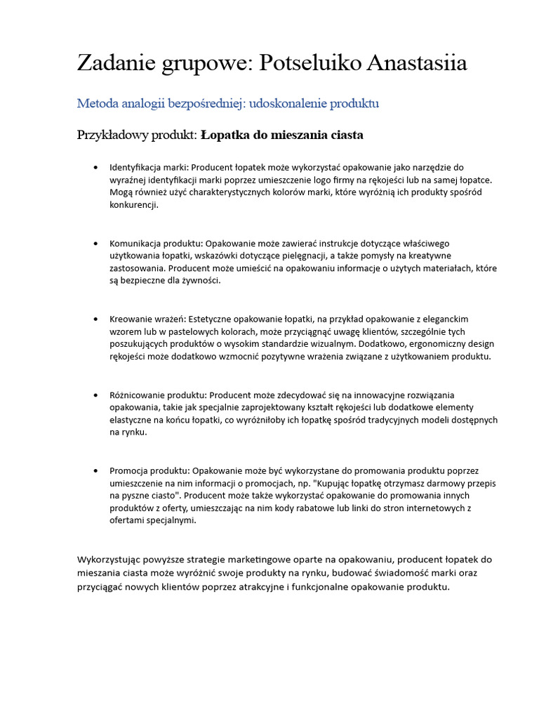 Zadanie Lekcja 9 | PDF