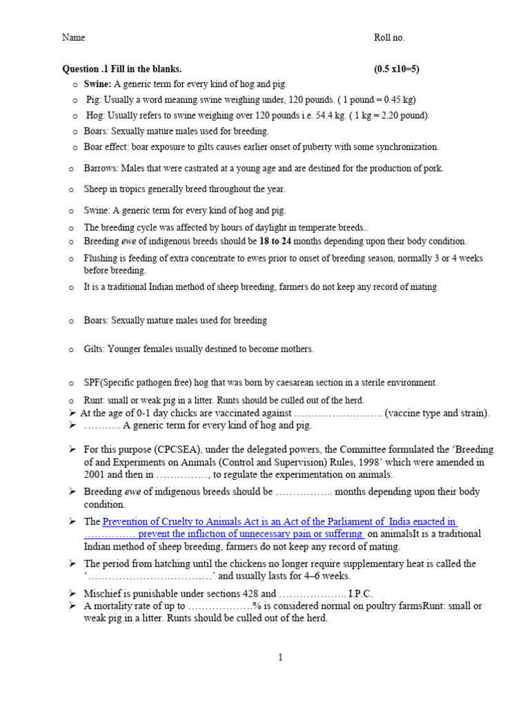 Class Test | PDF | Bile | Pancreas