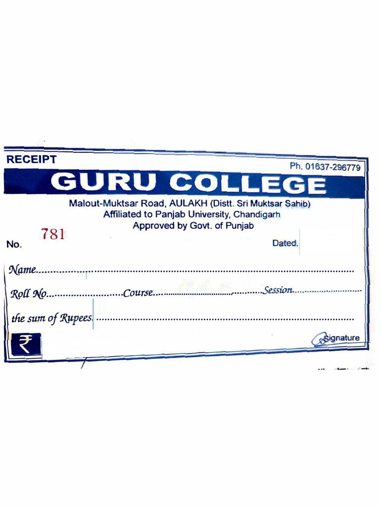 Fee Slip | PDF
