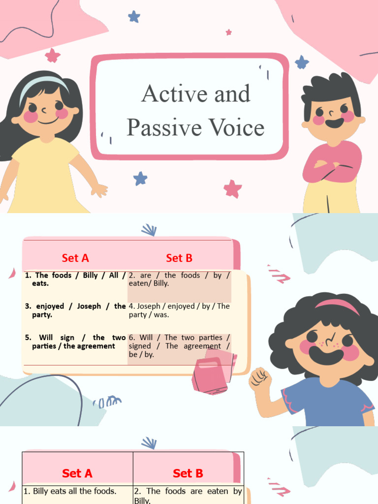 4thq w1 Active and Passive Voice | PDF | Linguistic Typology | Languages