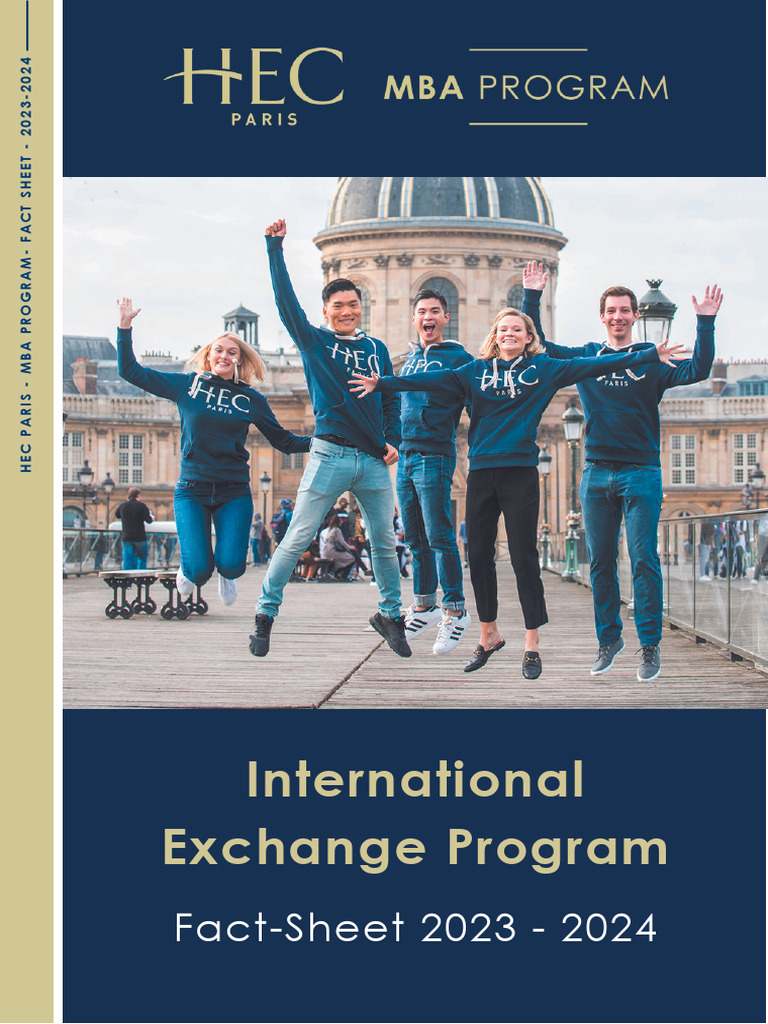HEC Paris - Factsheet 2023-2024 | PDF | Insurance | Travel Visa