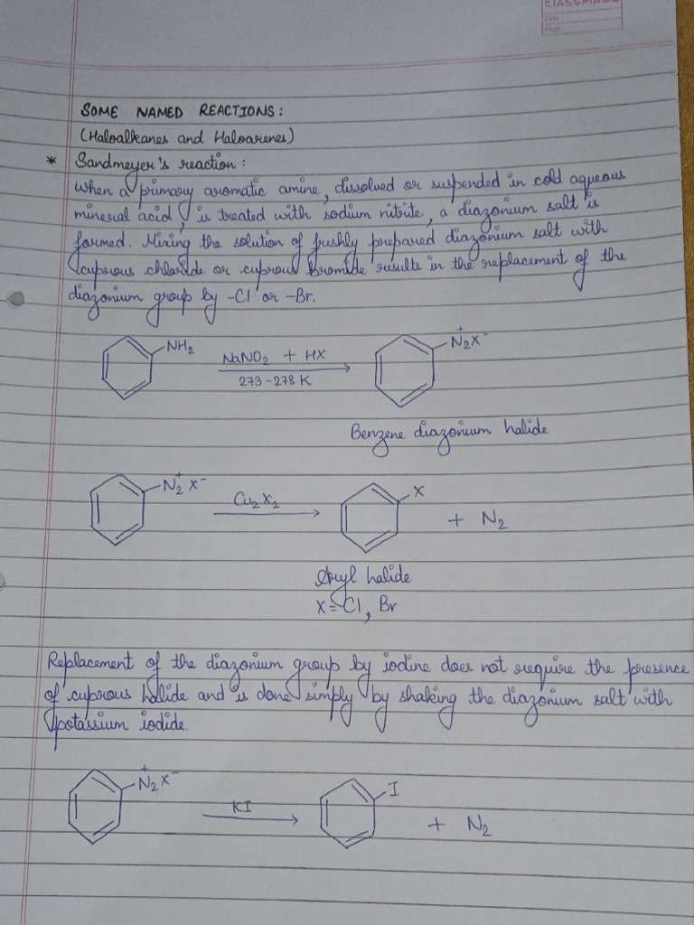 Chemistry Named Reactions | PDF