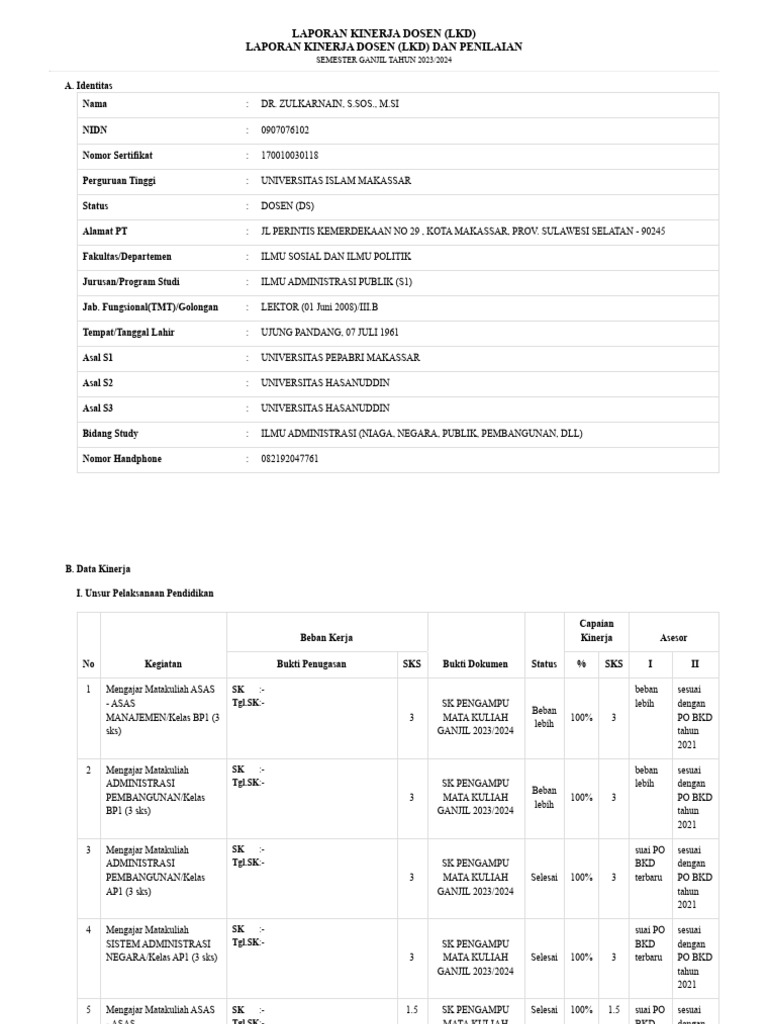 LKD - 0907076102 TA 2023 - 2024 Ganjil | PDF