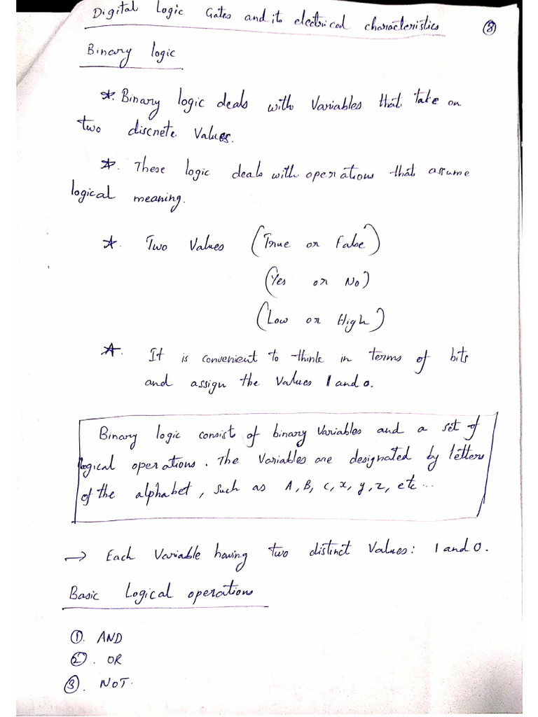 Digital Logic Design Module 1 Part 2 | PDF