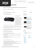 How To Reset Canon Pixma G3000 Series Error Ink Absorber Full (5B00) | PDF | Printer (Computing ...