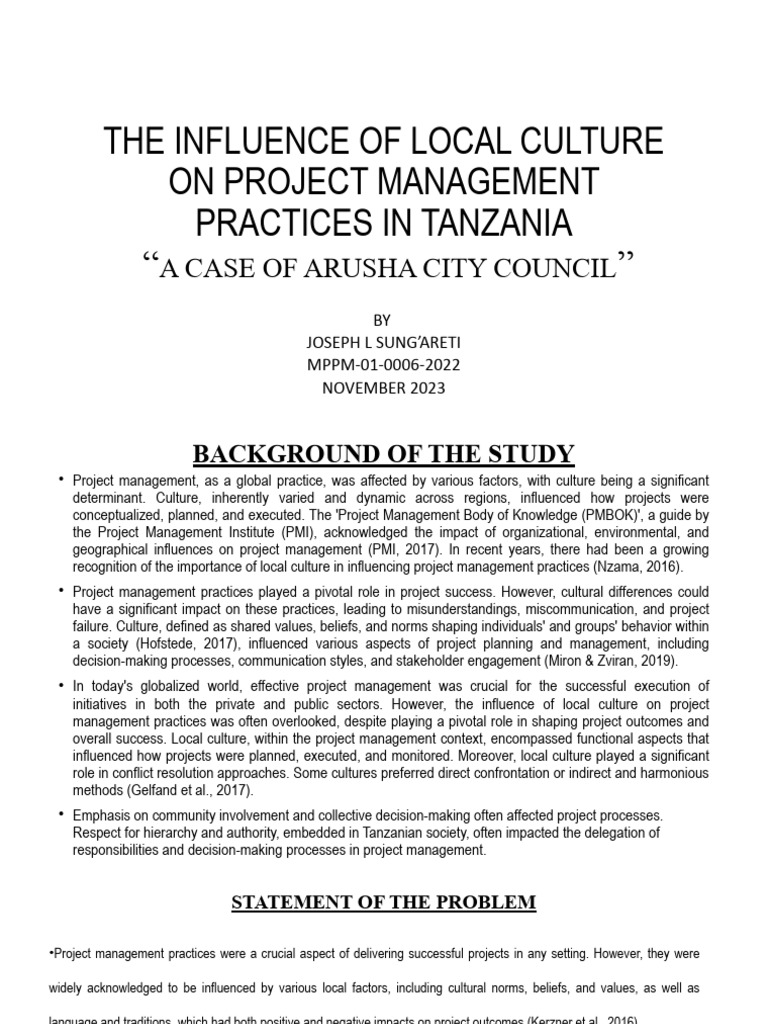 Dissertation Presentation | PDF | Project Management | Validity (Statistics)