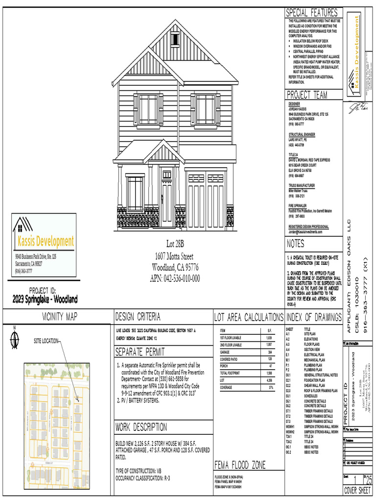 New 2-Story Residence Site Plan | PDF | Water Heating | Door