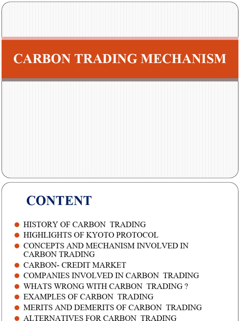 Understanding Carbon Trading Mechanisms | PDF | Clean Development ...