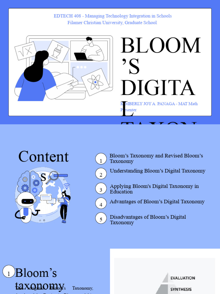 Understanding Bloom's Digital Taxonomy | PDF | Multimedia | Educational ...