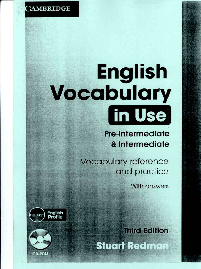 English Vocabulary in Use - Pre-Intermediate & Intermediate | PDF