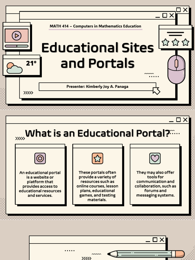 Top Educational Portals for Math Resources | PDF | Human Communication ...