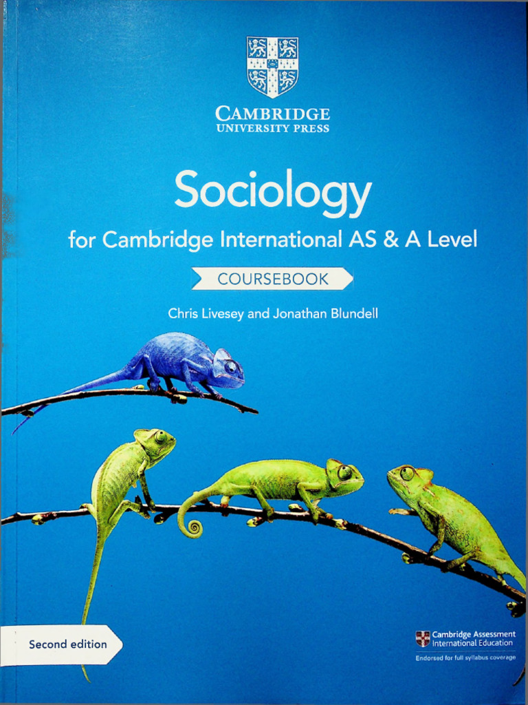 Sociology Blue Textbook Alevels | Download Free PDF | Socialization | Sociology