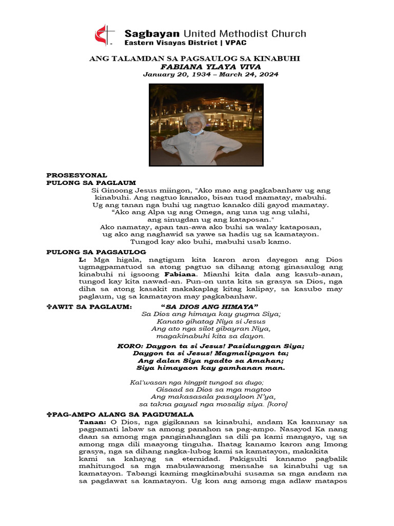 ANG TALAMDAN SA PAGSAULOG SA KINABUHI | PDF