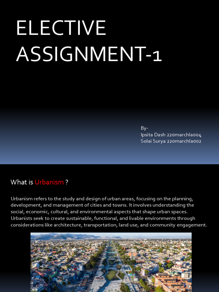 Elective 1 | PDF | Green Infrastructure | Urban Design