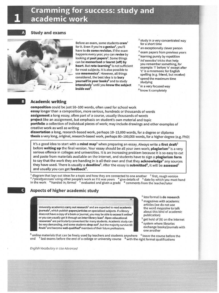 unit 1 english vocabulary in use | PDF