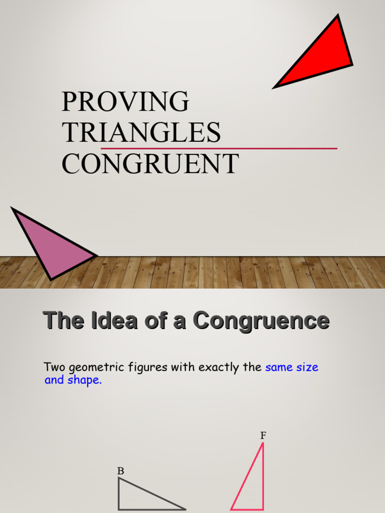 G8 Math Q3 Week 6 Proves Two Triangles Are Congruent | PDF | Euclidean Geometry | Geometry