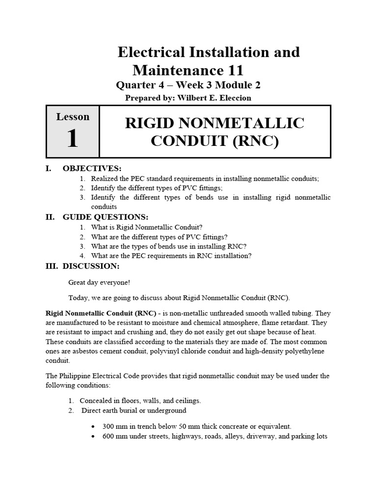 EIM 11 - Q4 Week 3 Module 2 | PDF | Polyvinyl Chloride | Building Engineering