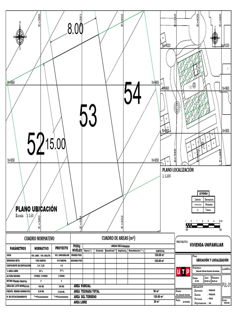 Plano de Terracerías y Lote | PDF