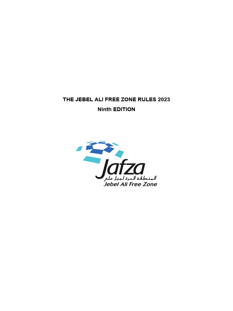 Jafza Free Zone Rules 2023 Edition | PDF | Lease | Employment