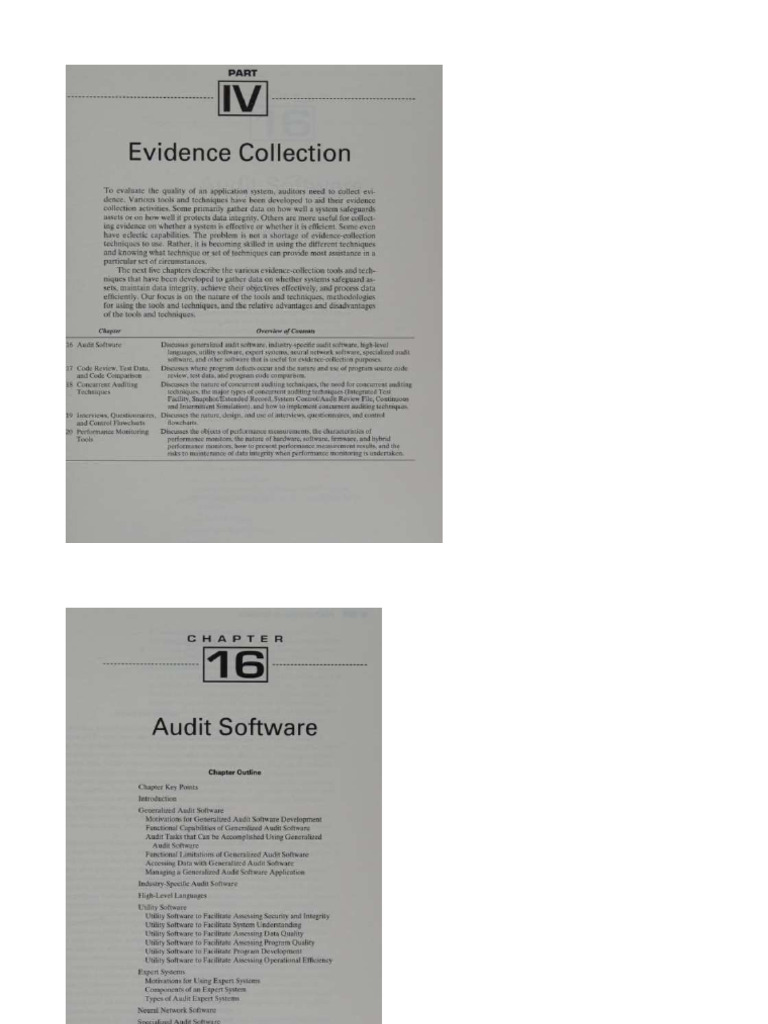 Unit IV - Evidence Collection | PDF